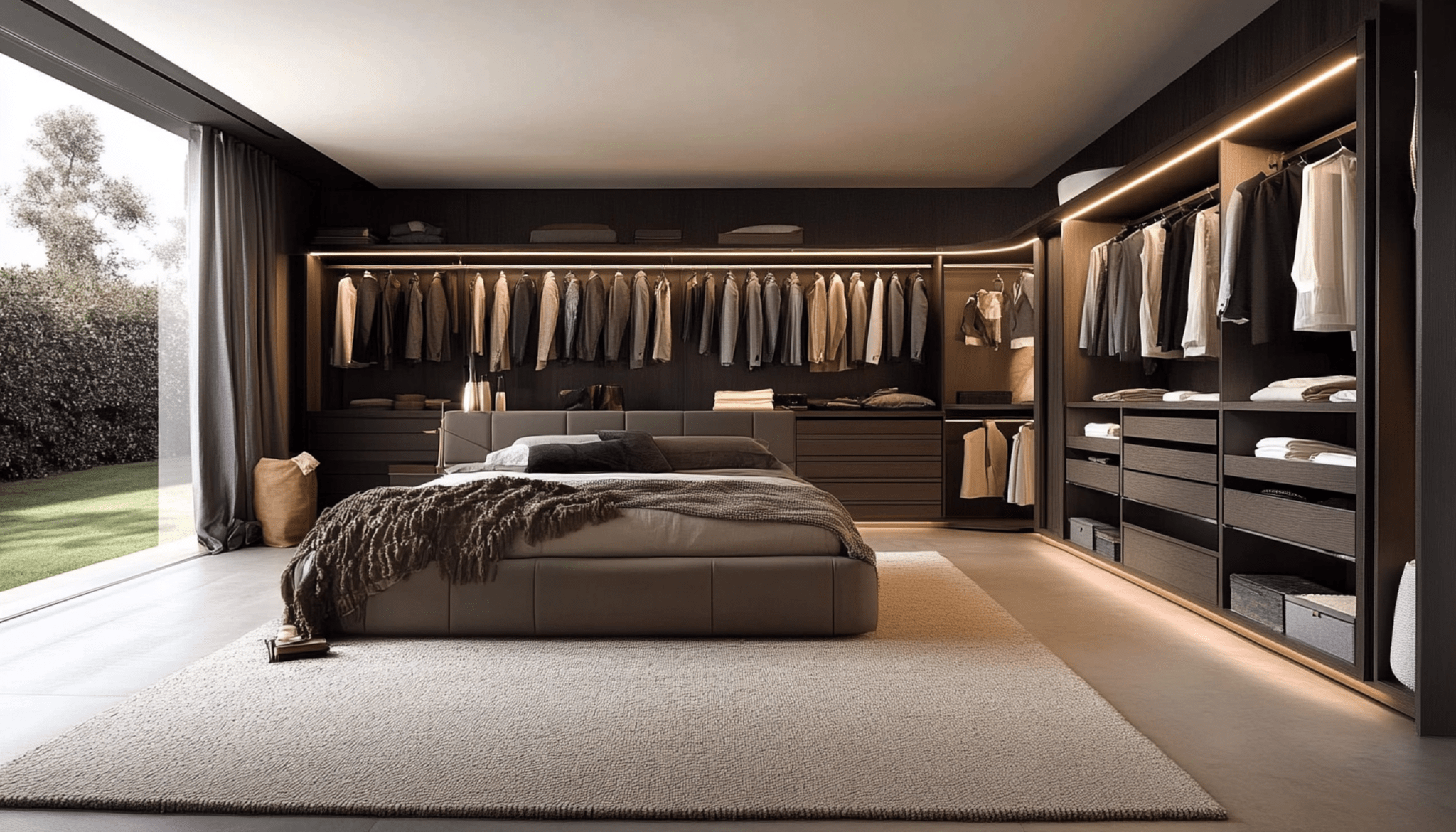 Master Bedroom Modern Wardrobe Designs for Bedrooms in India